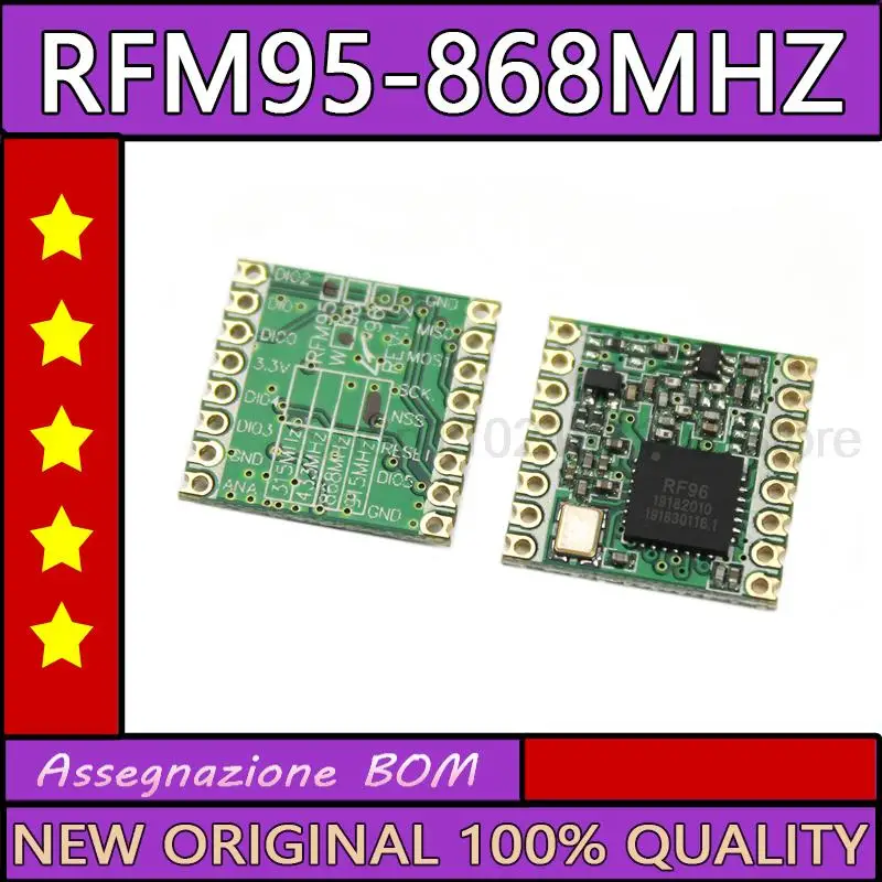RFM95 RFM95W 868 915 RFM95 868MHz RFM95 915MHz LORA SX1276 módulo ...