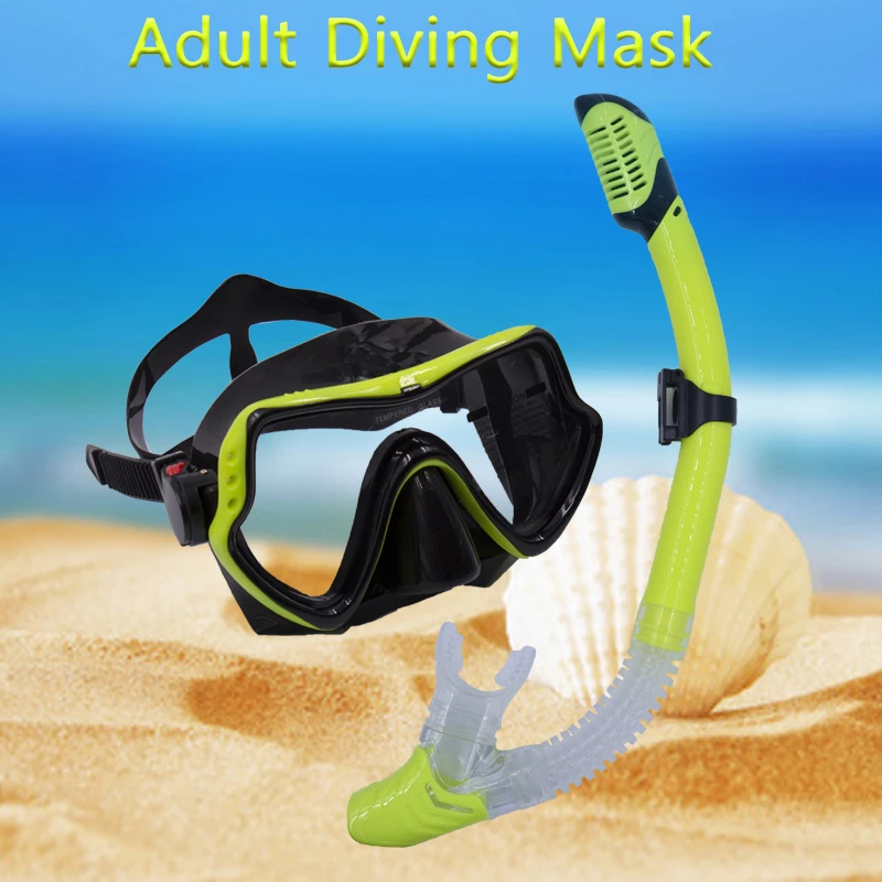 Snorkeling-Diving-Mask-Set-Adults-Free-diving-Swimming-Mask-Scuba ...