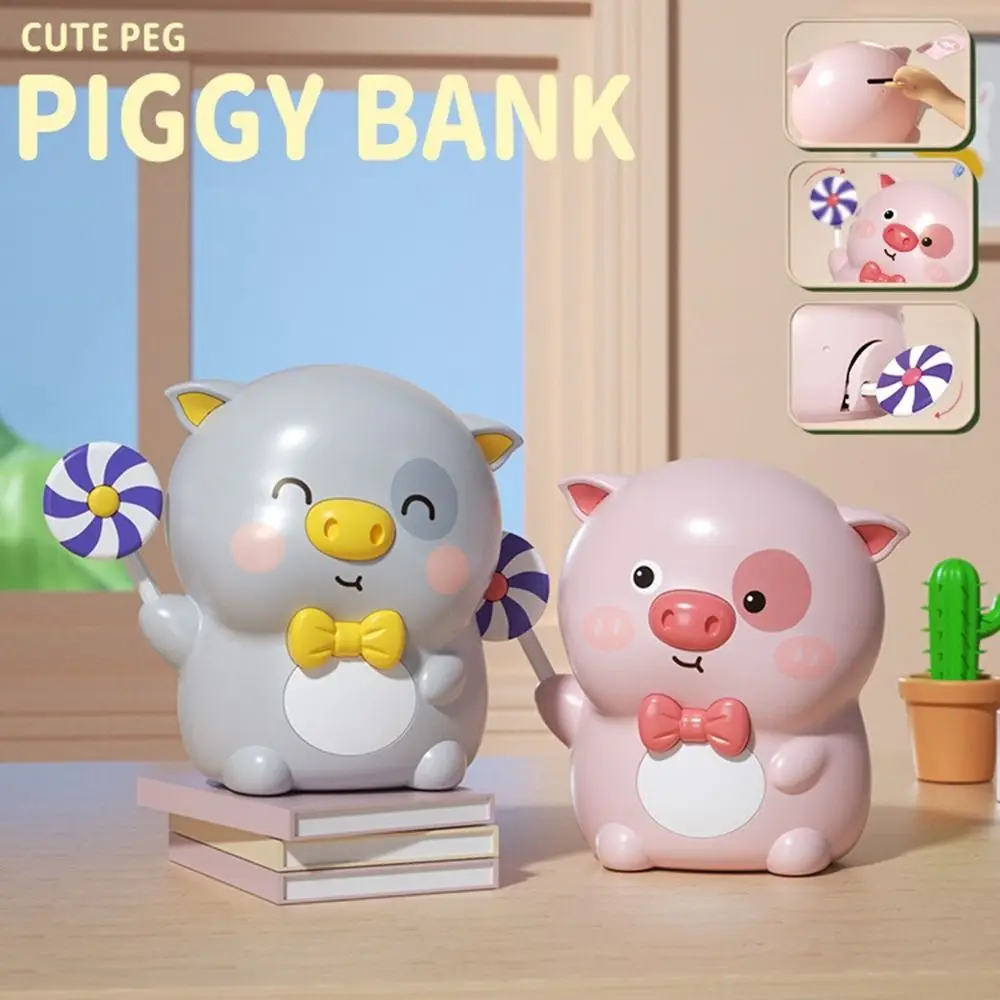 Cartoon-Toy-For-Kids-Pig-Home-Decoration-Toy-Cash-Cabinet-Rabbit-Piggy ...