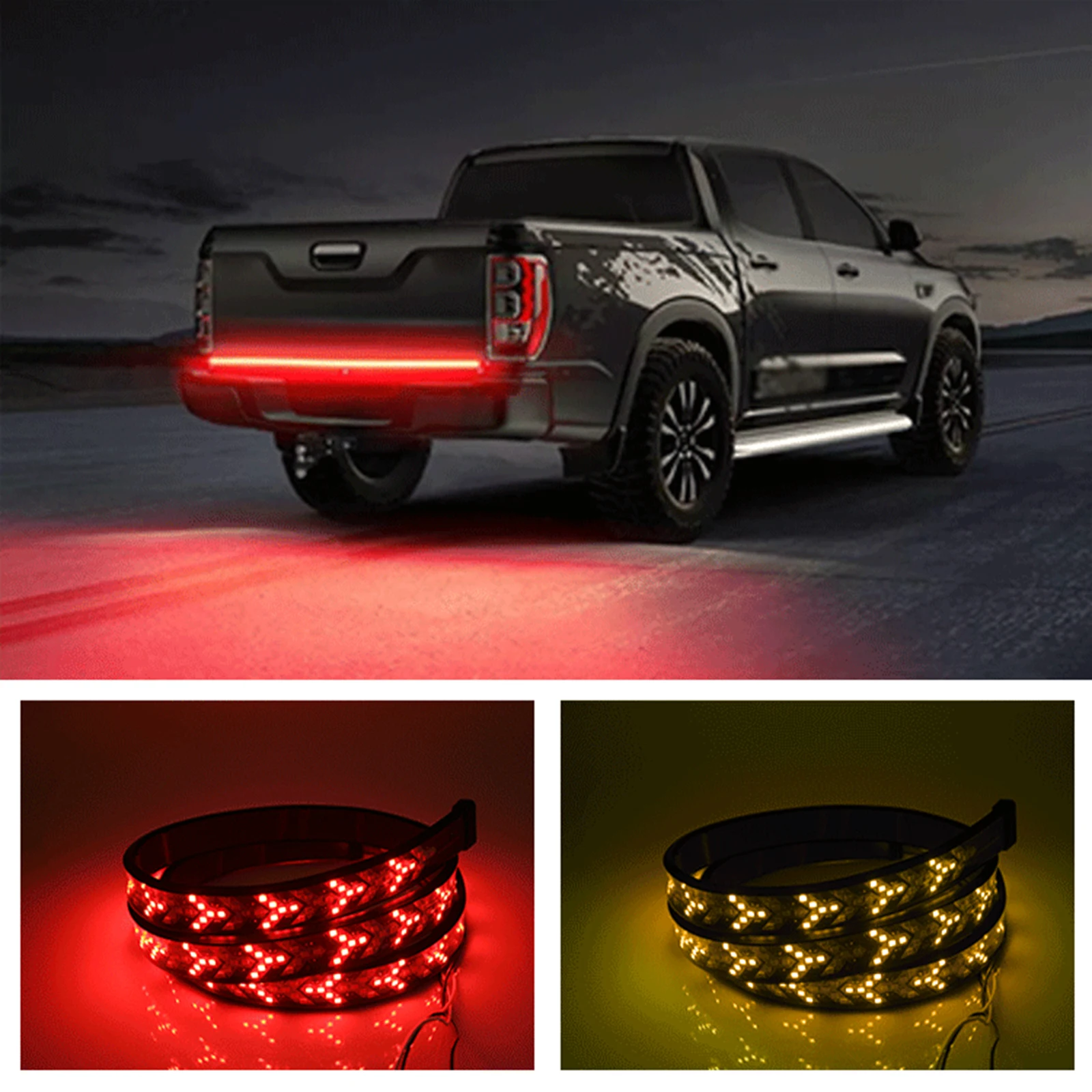 60 Inch Truck Tailgate Strip Light LED Bar Signal Break Reverse Arrow ...