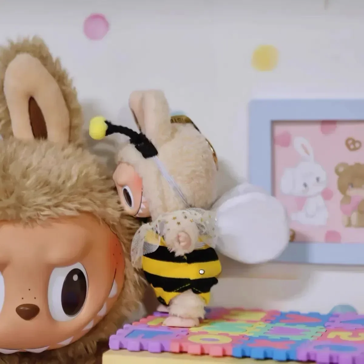 Ropa de muñeca Labu original de 17 cm con colgante de macarrón con ...