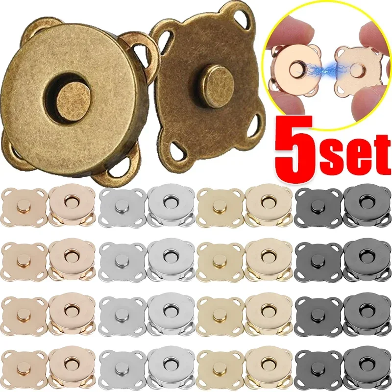 Sewing-Metal-Magnetic-Snaps-Clasps-for-Purse-Handbags-DIY-Making ...