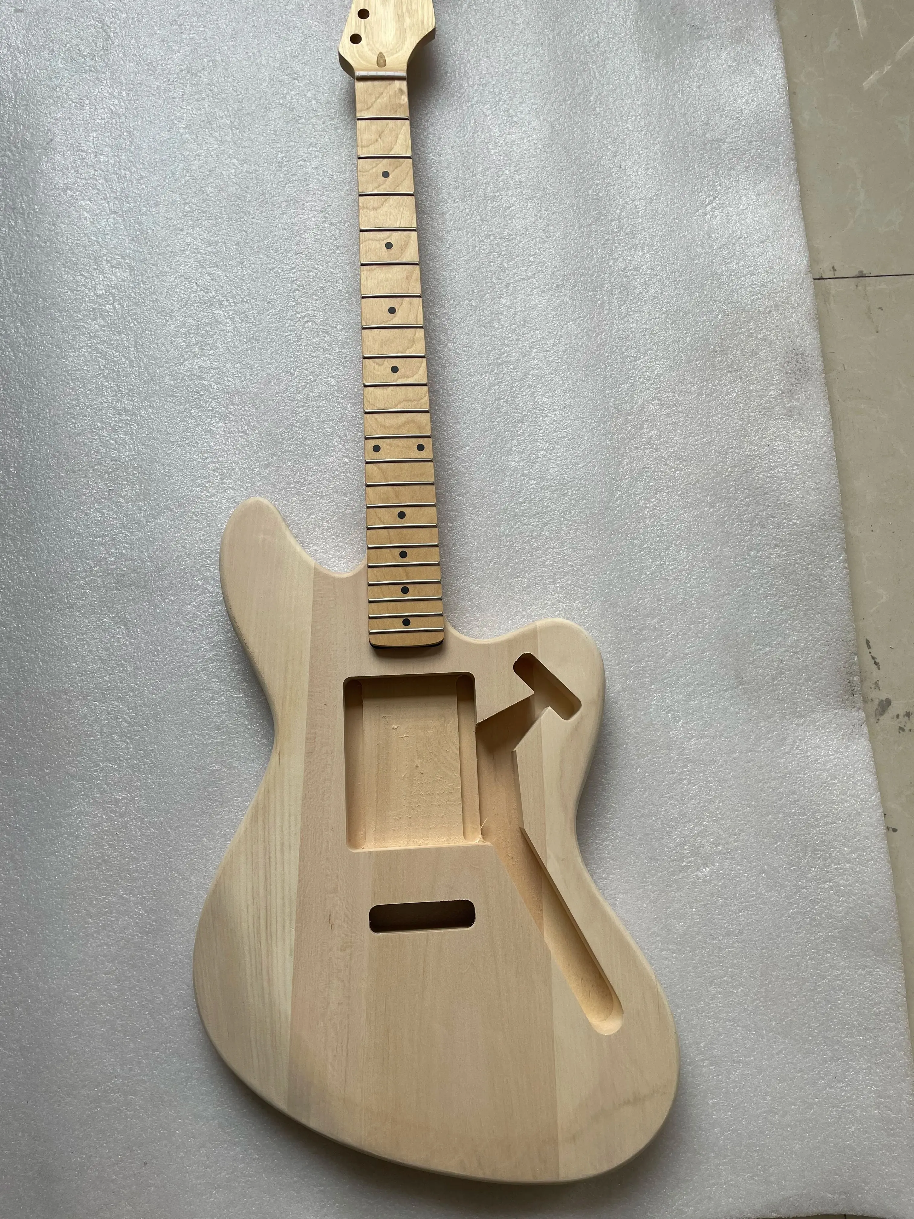 Brand-New-DIY-21-Frets-Electric-Guitar-Assembly-Complete-Set-6-Strings ...