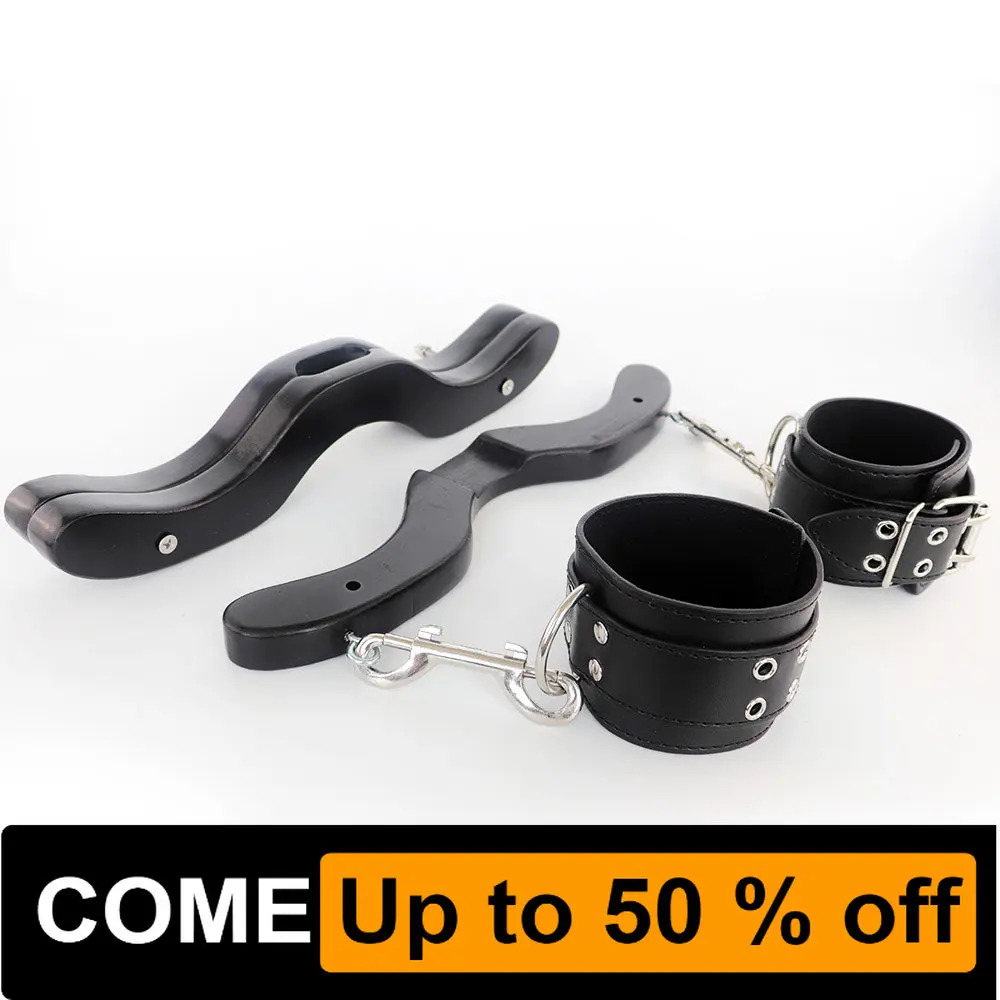 Bdsm Bondage Kit Handcuffs Ankle Cuff Cbt Cock Rings Penis Cage 0729