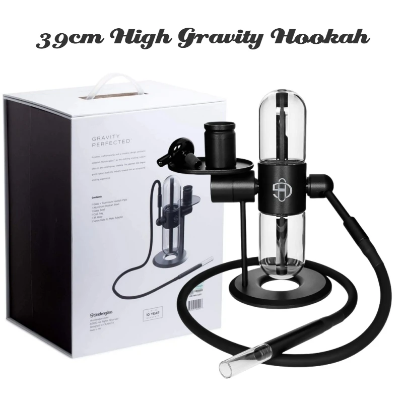 Glass-Gravity-Hookah-Shisha-Set-with-19mm-Ceramics-Tobacco-Bowl ...