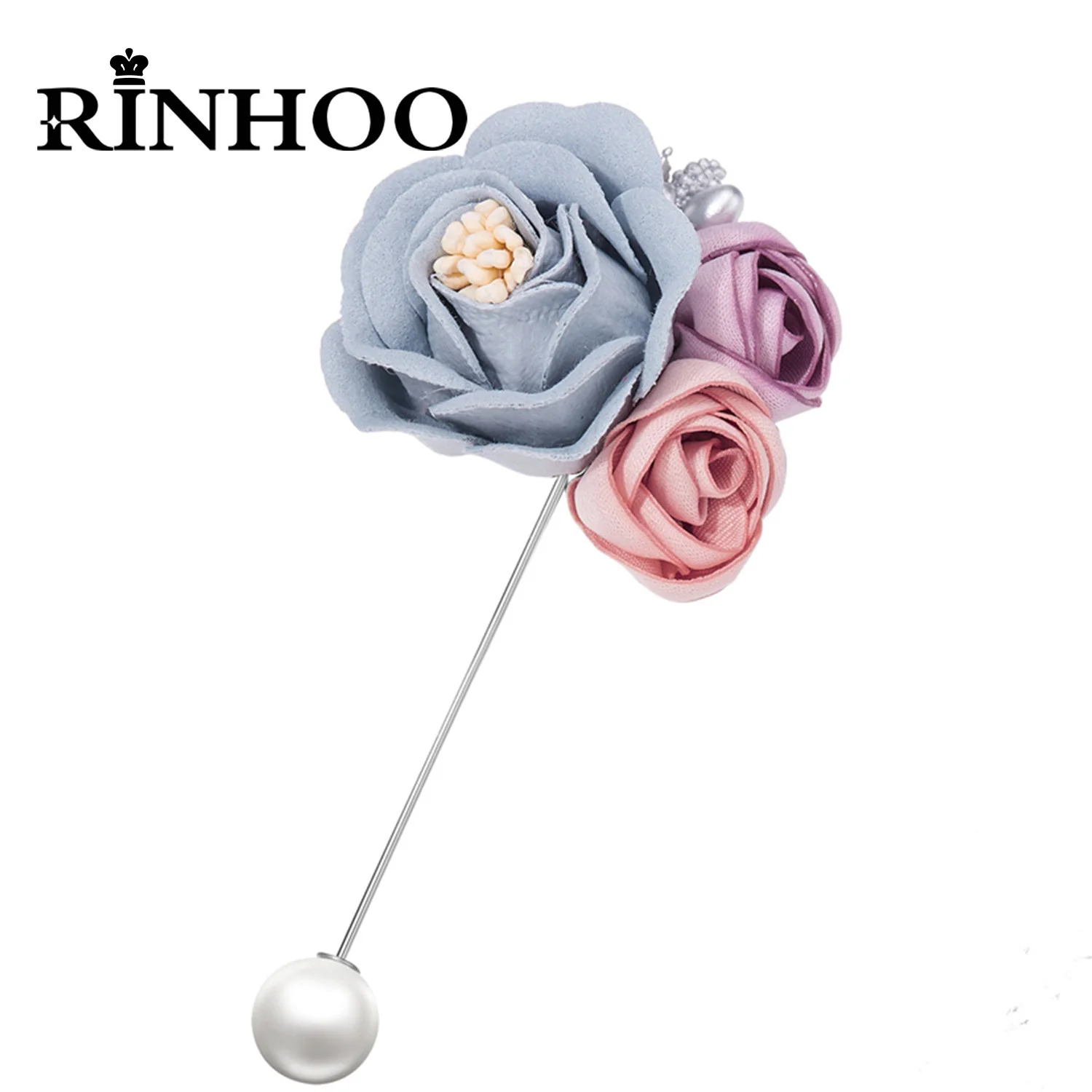 Rinhoo-Ladies-Cloth-Art-Fabric-Camellia-Flower-Brooch-For-Women-Pearl-Rose-Floral-Long-Needle ...