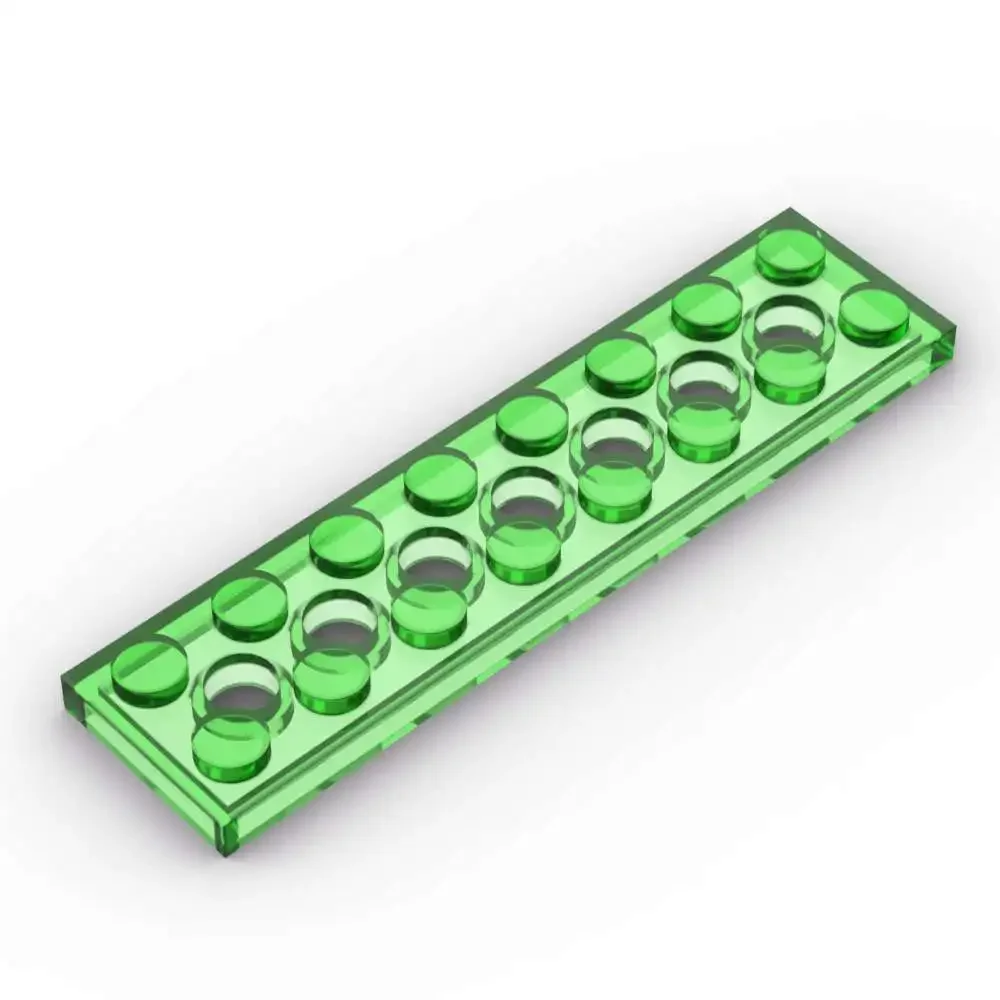 MOC 10PCS Part Bricks 3738 Place 2x8 With 7 Holes Building Blocks Board ...