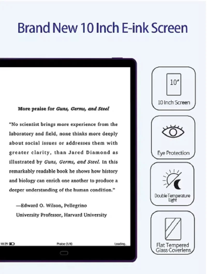 Meebook P10 pro Edition Tablet 10.3-inch E-Ink 300PPI Screen Android 11 ...