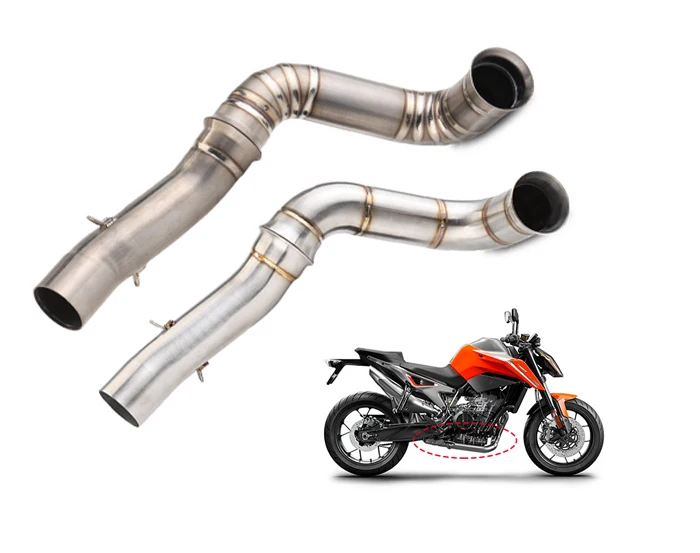 Motorcycle-Exhaust-Pipe-Escape-mid-link-pipe-For-KTM-DUKE-790-2018-2023 ...