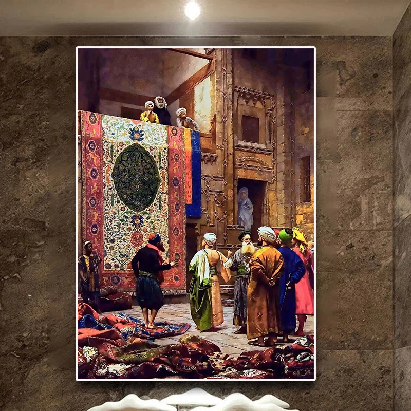 Gerome-Famous-Artwork-Arab-Carpet-Merchant-Oil-Painting-Print-on-Canvas ...