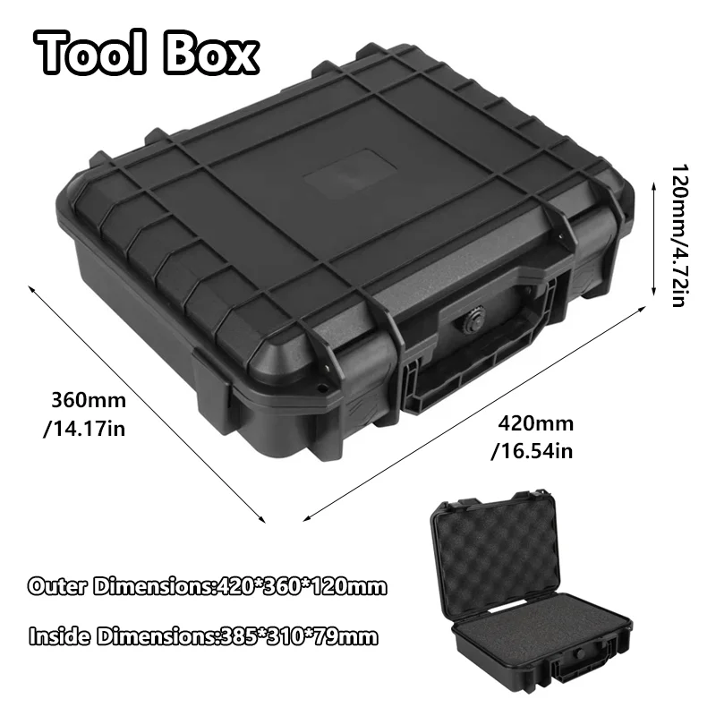 Hardware-Anti-Drop-Tool-Box-pl-stico-selado-r-gido-Carry-Safety ...