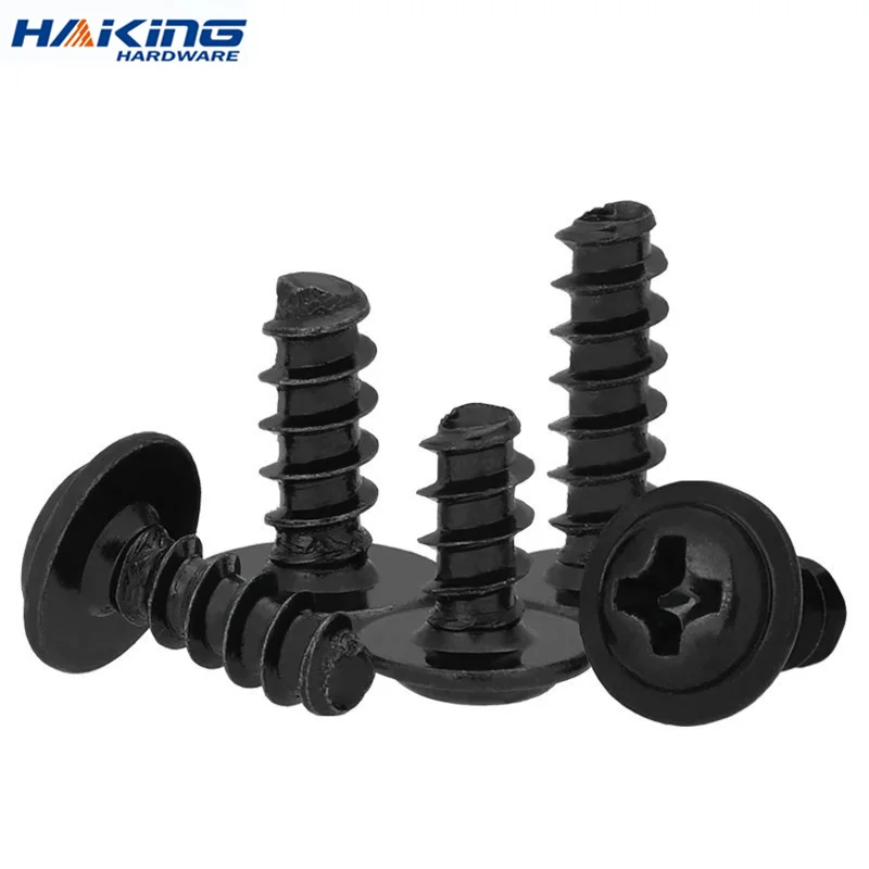 50pcs-Lot-PWB-Round-Head-W-Washer-Self-tapping-Screw-Black-Plated-Carbon-Steel-Truss-Screw.jpg