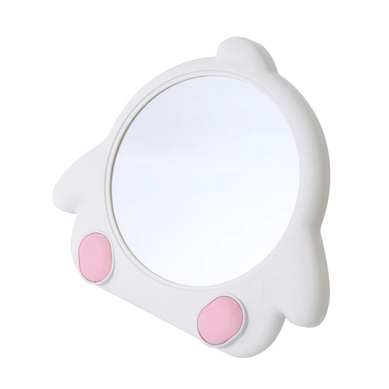 Plastic Table Vanity Makeup Mirror Cute Cartoon Portable Table Desk ...