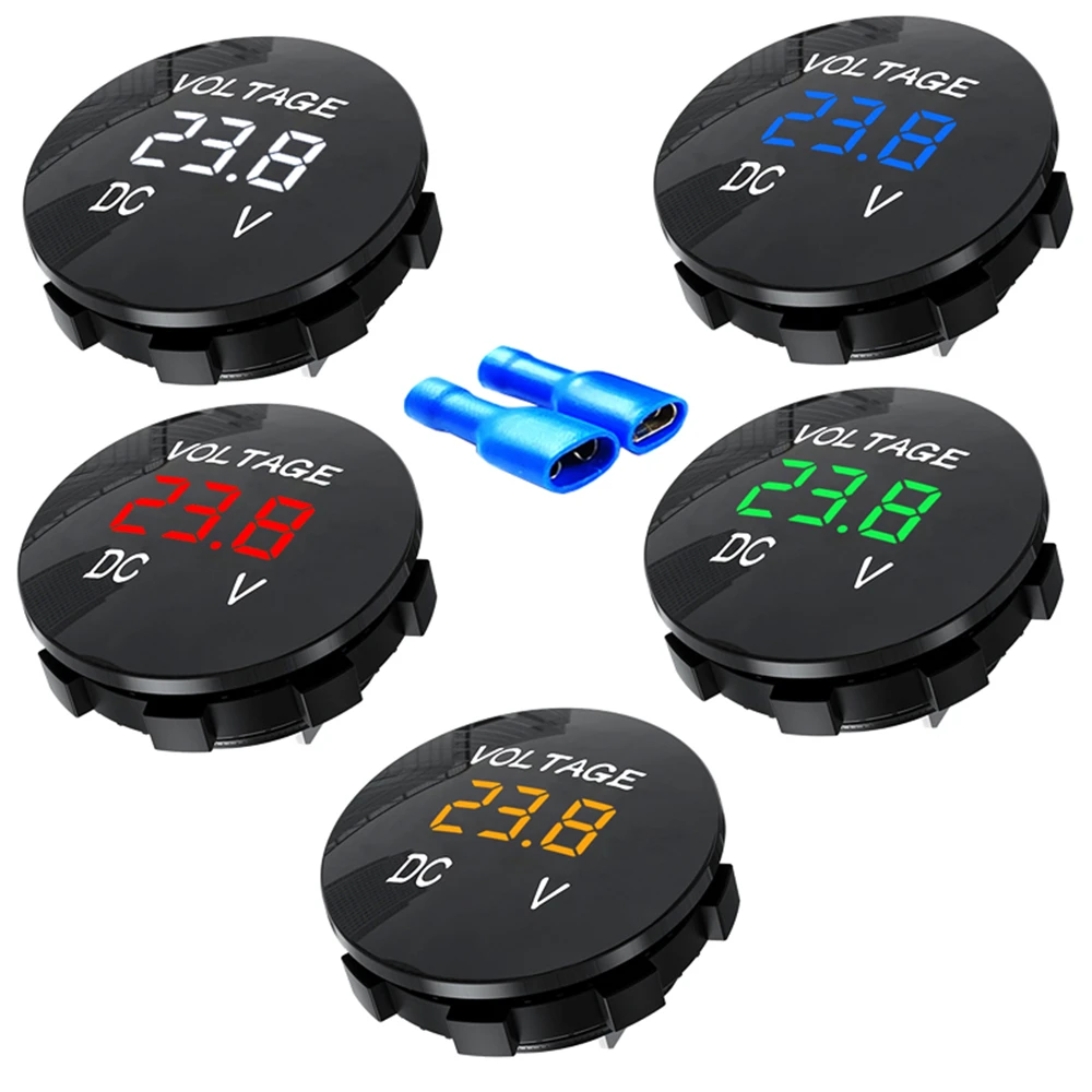 Mini-Round-Waterproof-Motorboat-Motorcycle-DC5V-48V-LED-Panel-Digital ...