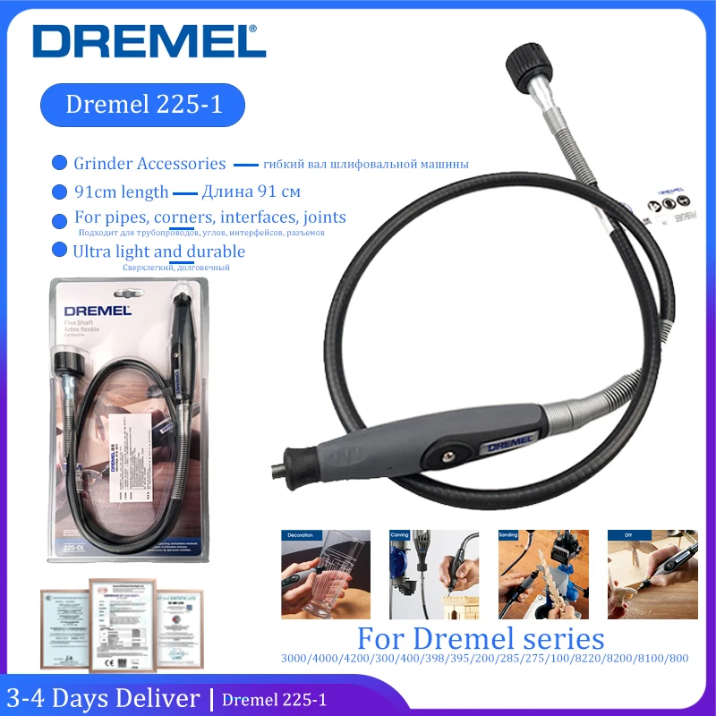 Eje-Flexible-Original-Dremel-accesorio-ultraligero-y-duradero-de-91cm ...