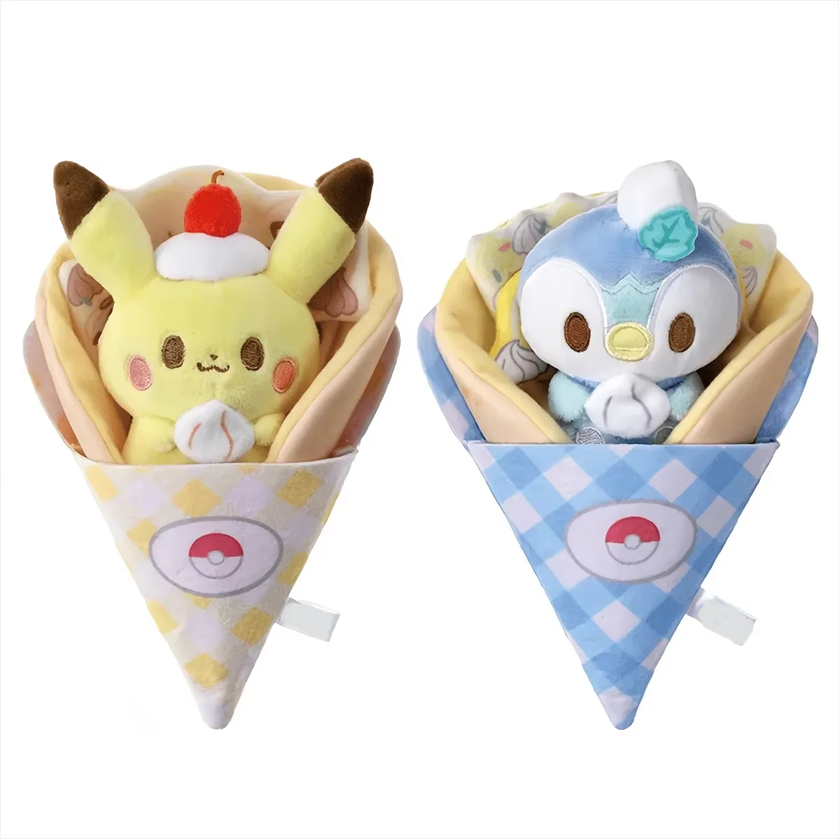 Pikachu Plush Dolls Toys Piplup Cute Anime Figure Stuffed Plush Toys ...