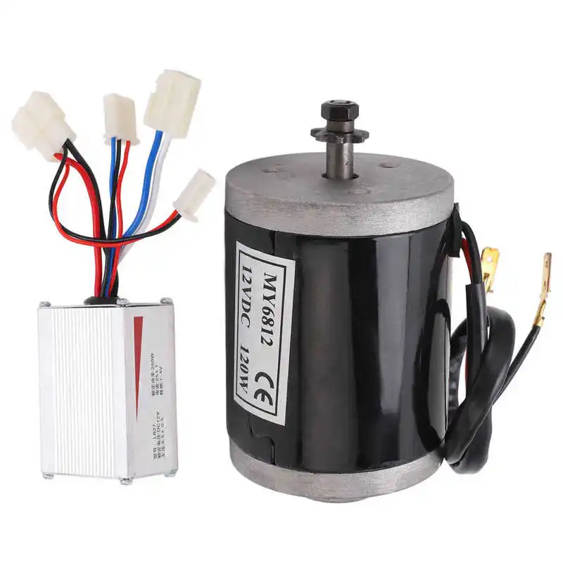 Electric Bike Motor Kit 120W with 3 Wire Aluminum Alloy 250W Brushed ...