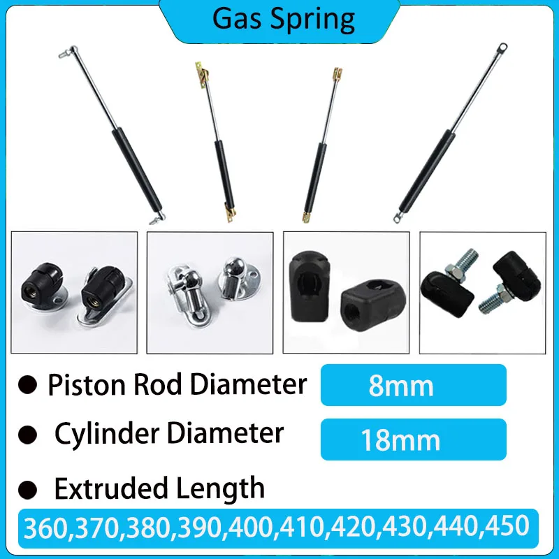 1-PC-360mm-450mm-Universal-Strut-Bars-Gas-Spring-Shock-Absorber ...