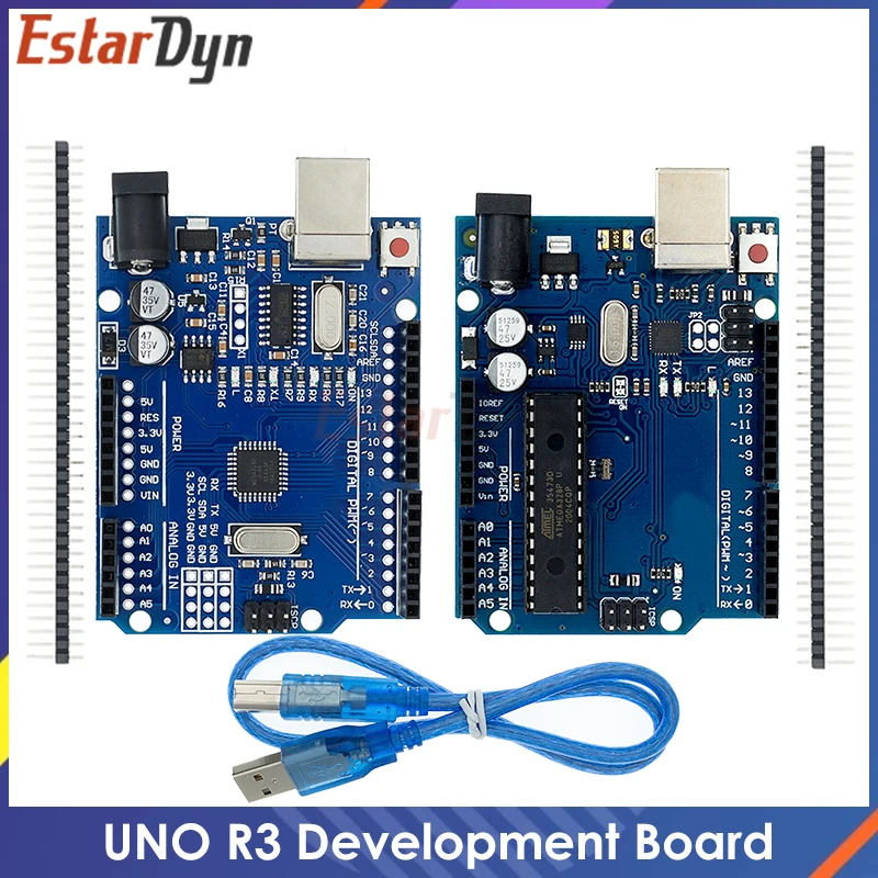 UNO-R3-CH340G-MEGA328P-SMD-Chip-16Mhz-untuk-Arduino-UNO-R3-Papan ...