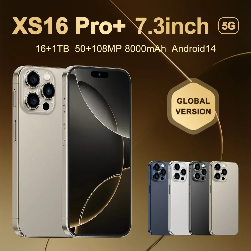 Brandnew-xs16-pro-smartphone-original-7-3-polegada-tela-cheia-4g-5g-telefone-celular-8000mah ...