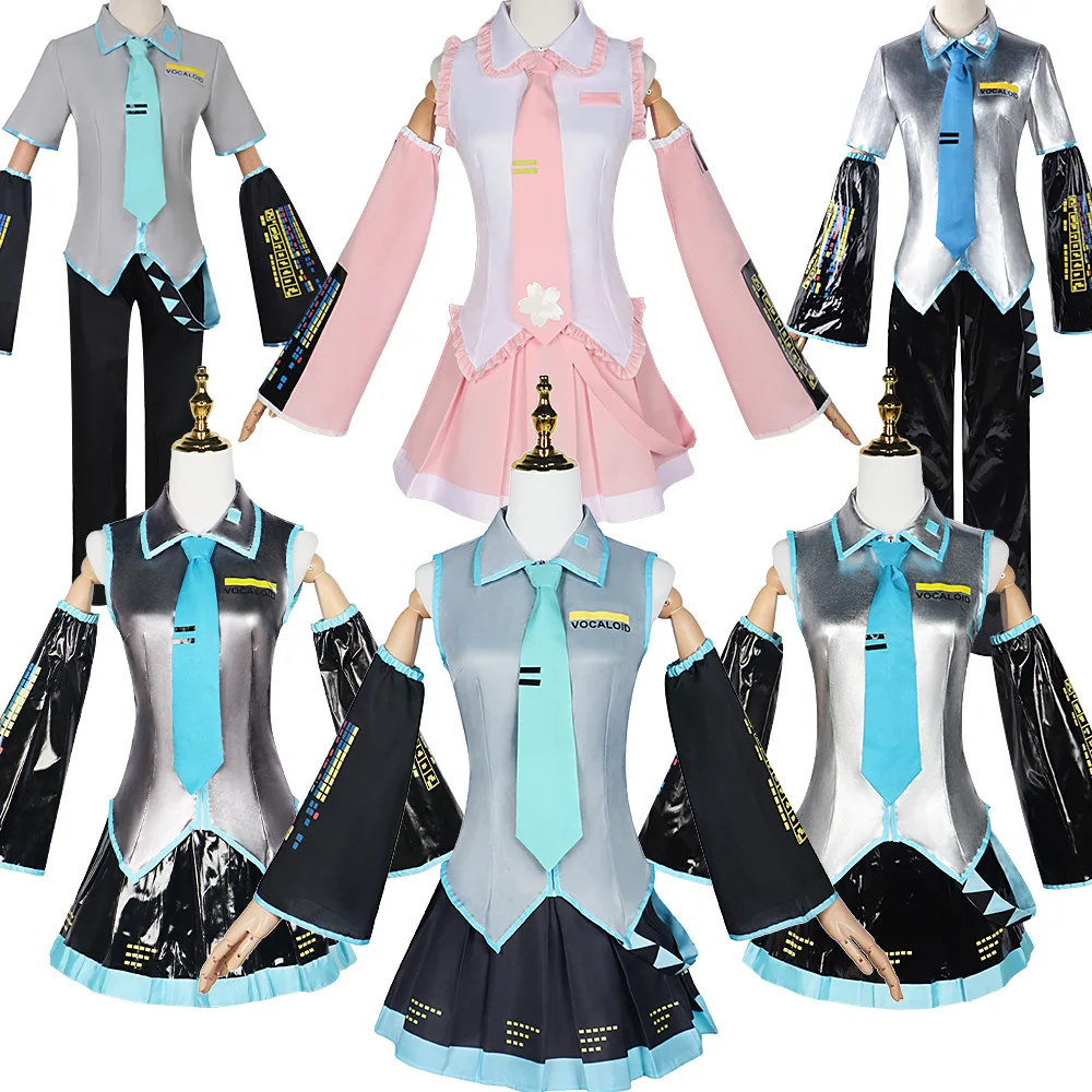 Miku-Cosplay-Full-Set-Silver-Leather-Fabric-Suit-Miku-Cosplay-Headwear ...