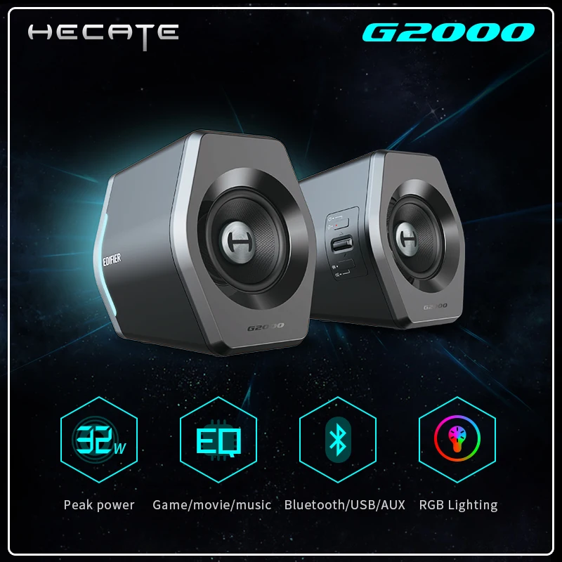 Hecate G2000 Pink Bluetooth Speaker Gaming Soundbar 3.5mm/usb Connected ...