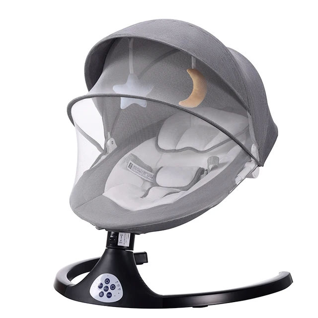 Infant Swing Electric Bluetooth Baby Smart Rocking Chair Foldable Baby ...