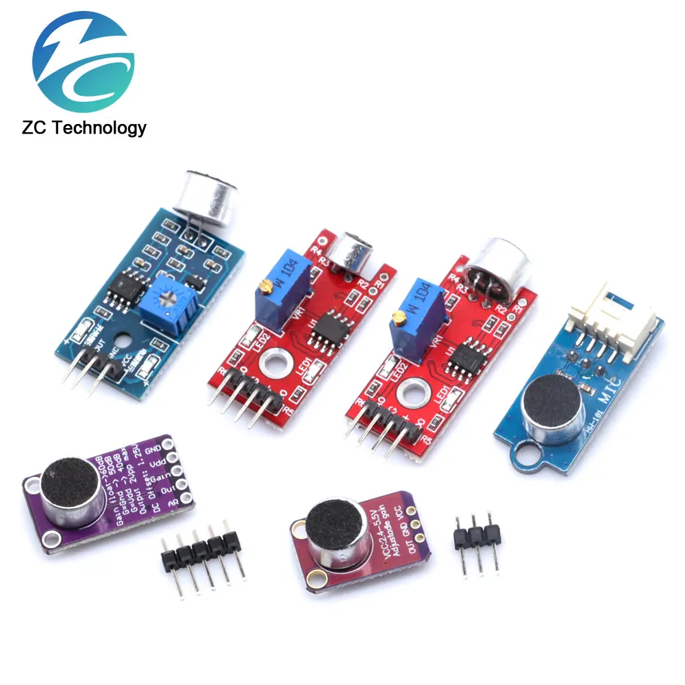 High-Sensitivity-Sound-Sensor-control-Module-MAX4466-MAX9814-Switch ...