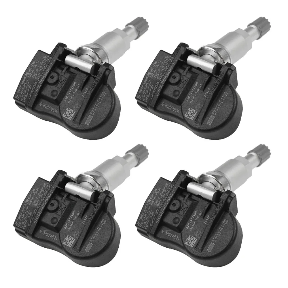 Capteur de pression des pneus TPMS, 4 pièces, 2933-B1100 52933B1100 ...