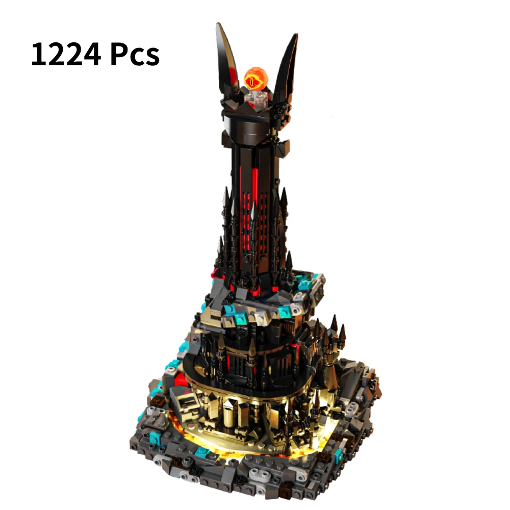 Magic-Castle-Building-Blocks-Set-Lord-Dark-Tower-Building-Set-Castle ...