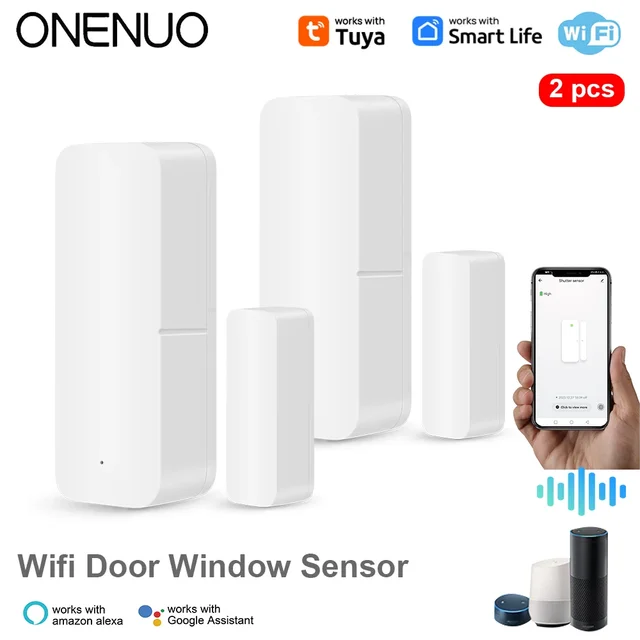 Tuya WiFi Smart Door Sensor Smart Home Door Open/Closed Detectors ...