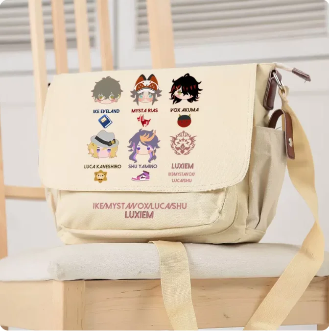 LUXIEM-VTuber-Vox-Akuma-Ike-Eveland-Mysta-Rias-Crossbody-Canvas-Bags ...