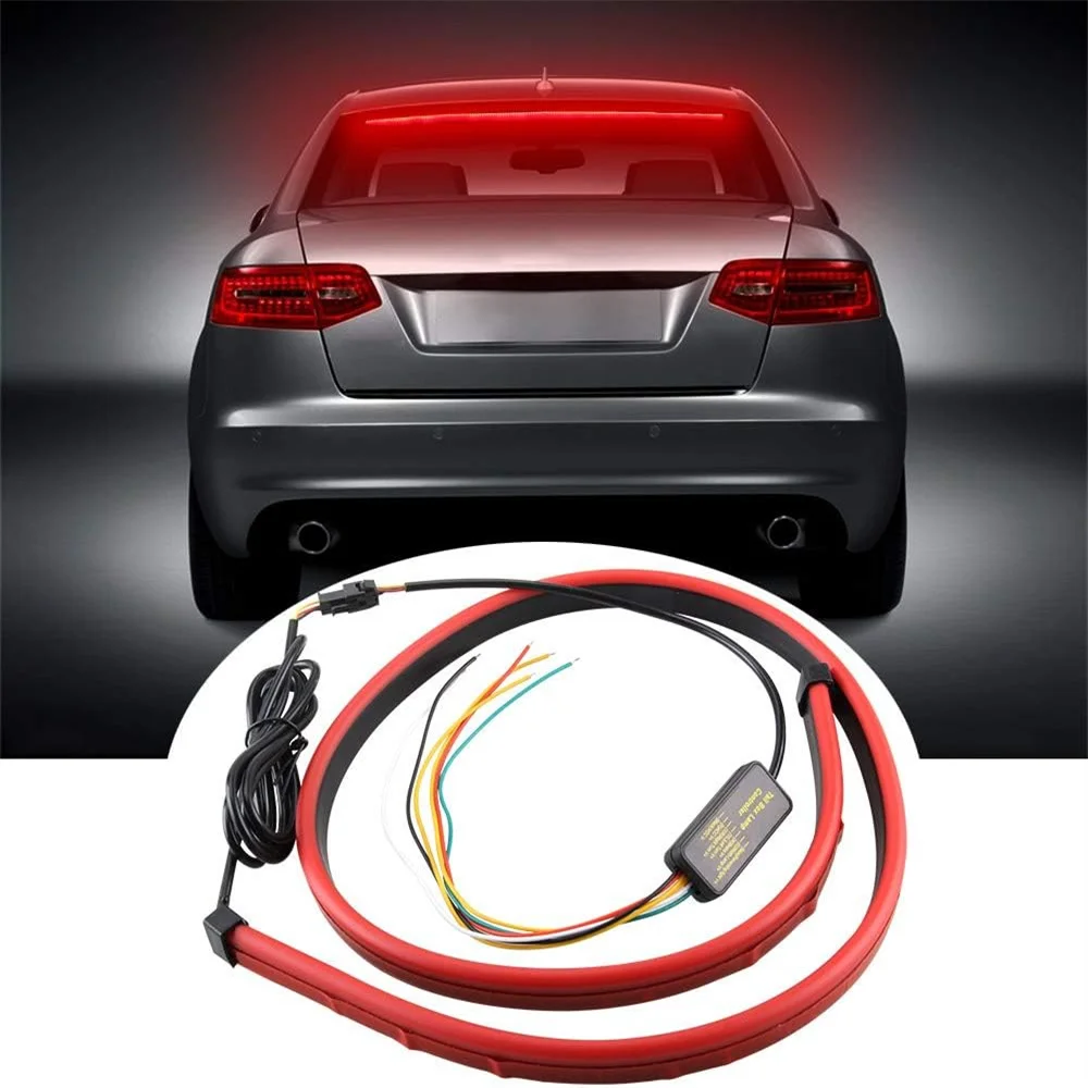 Car-LED-Brake-LED-Strip-LightWaterproof-Tailgate-Strip-Warning-Strobe ...