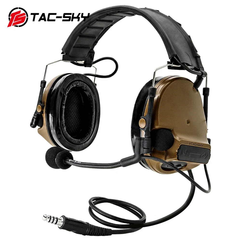 TAC-SKY-COMTAC-III-New-Detachable-Headband-Silicone-Earcups-Noise ...