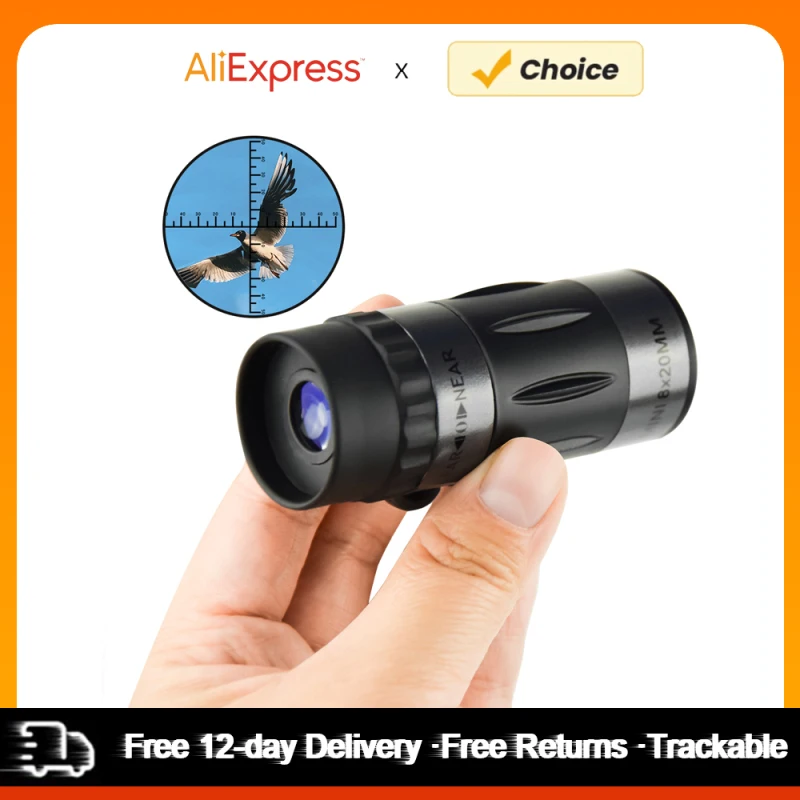 8x20-Mini-Monocular-Pocket-Prime-Monocular-Handheld-Telescope-for ...