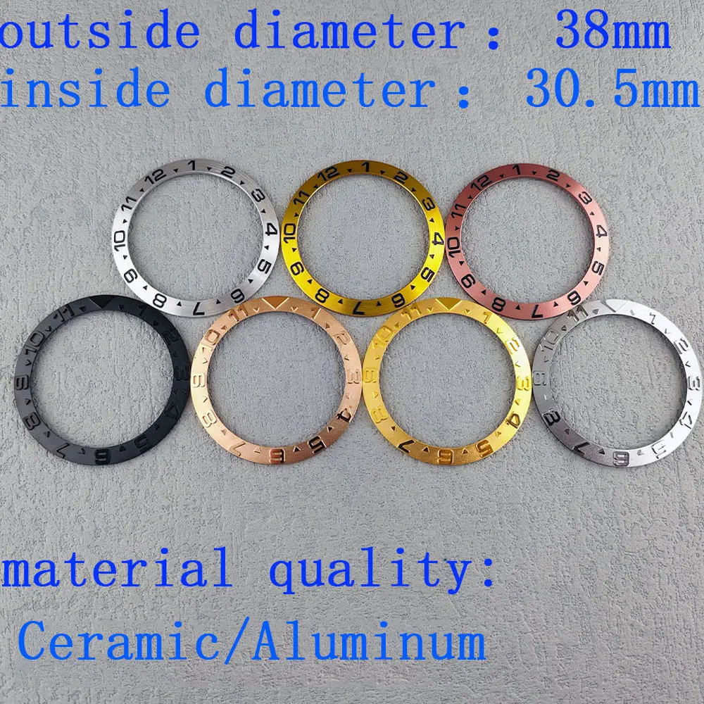 38mm-30-5mm-tilted-Ceramic-aluminum-ring-Watch-Bezel-Insert-Fit-40mm ...