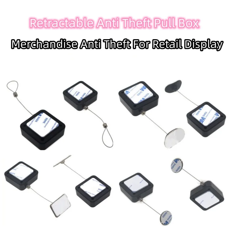 40-Pieces-Security-Display-Square-Positioning-Anti-theft-Pullbox ...