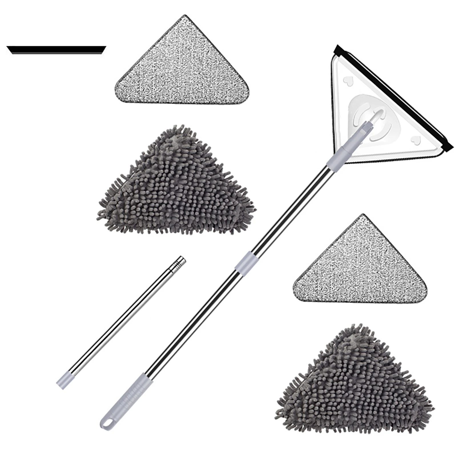 Triangle-Cleaning-Mop-360-Degree-Rotatable-Adjustable-Triangle-Window ...