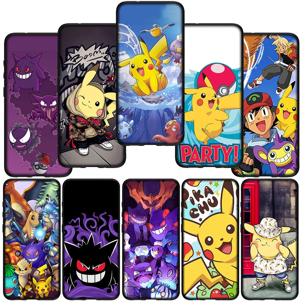 Pokemon GO Gengar Pikachu Cover Phone Casing for VIVO Y31 Y20 Y21 Y33S ...