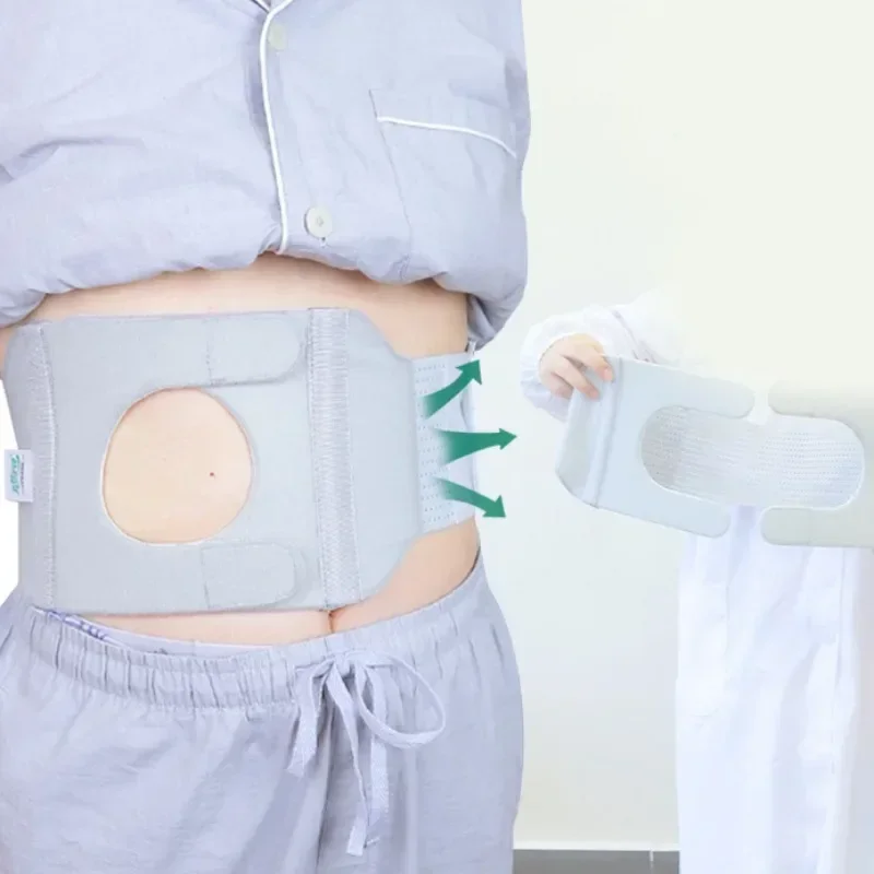 Adjustable Ostomy Abdomen Wear Ostomy Pocket Medical Band Fixed Support ...