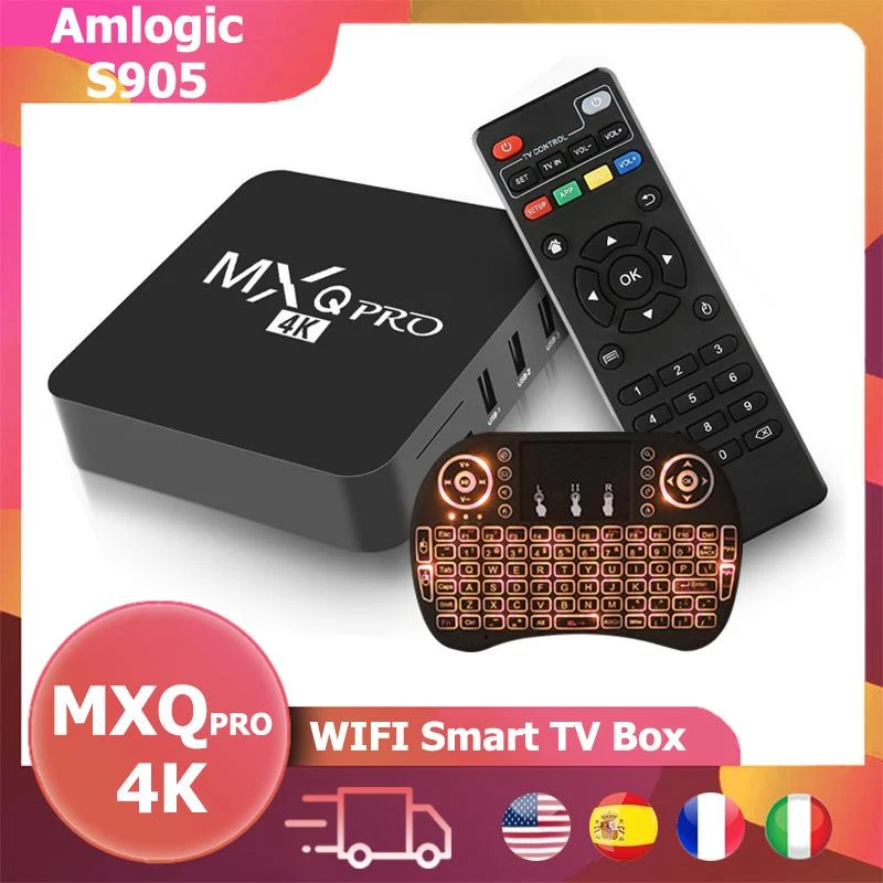 Mxq Pro Tv Box Android 11 8gb 128gb S905l Media Player Receiver 2.4g ...