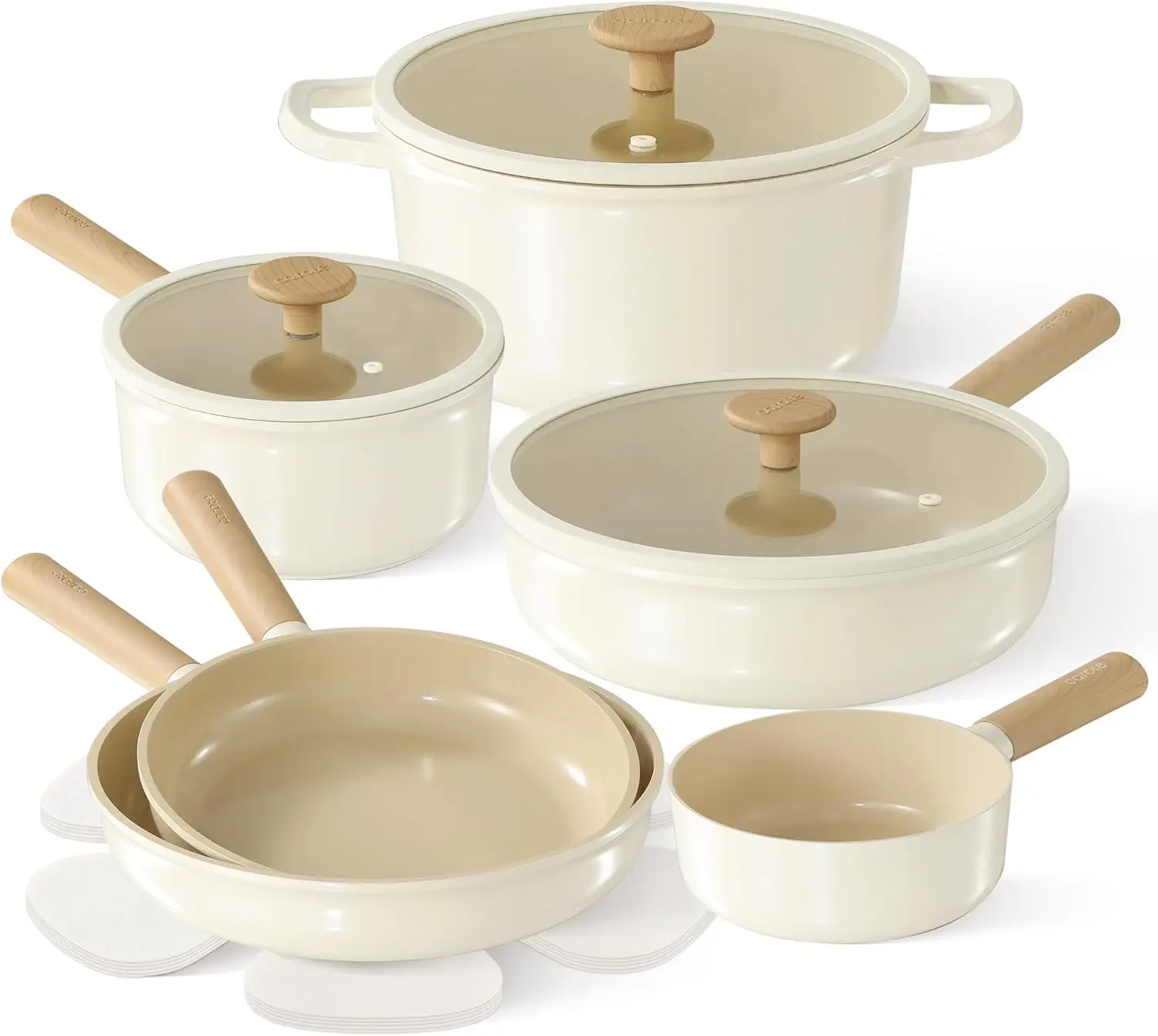 14-Piece Ceramic Nonstick Cookware Set – Kitchen Staples Plus