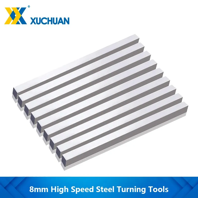 8mm-High-Speed-Steel-Turning-Tools-CNC-Lathe-Turning-Tool-Bar-White ...