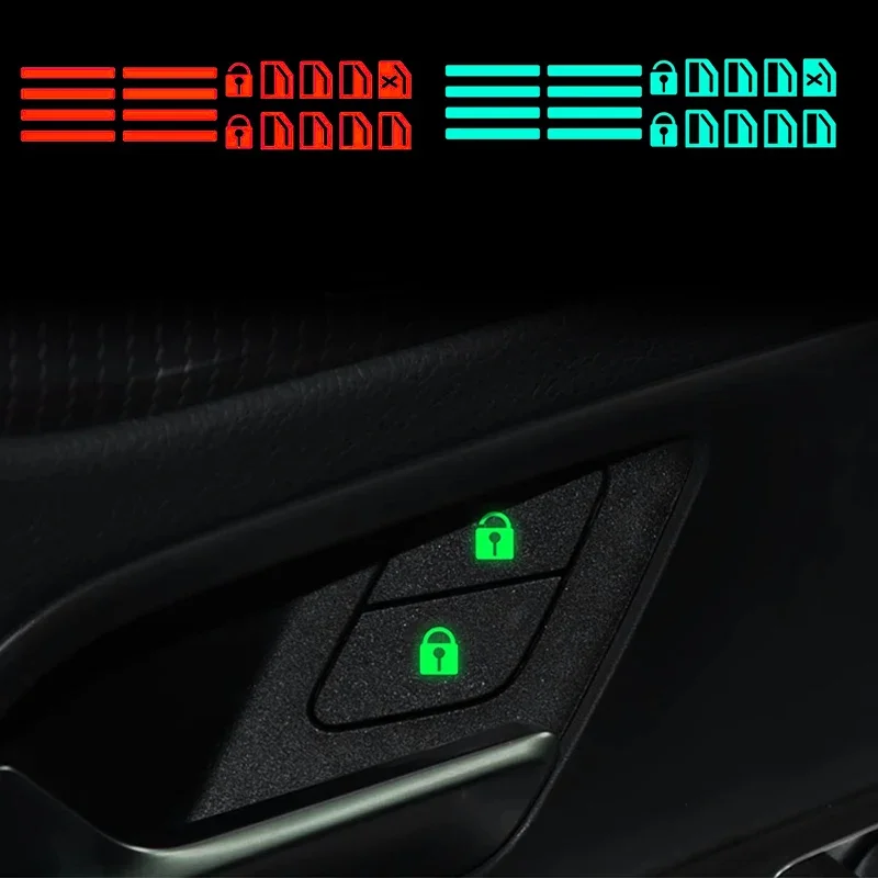 Car-window-glass-lifter-switch-button-luminous-sticker-for-Lada-granta ...