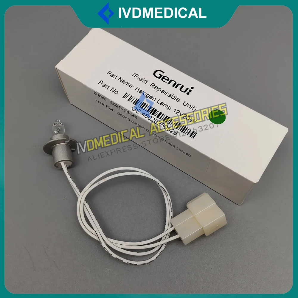 Genrui Halogen Lamp GS200 GS300 GS320 GS400 GS480A Lamp Light Bulb ...