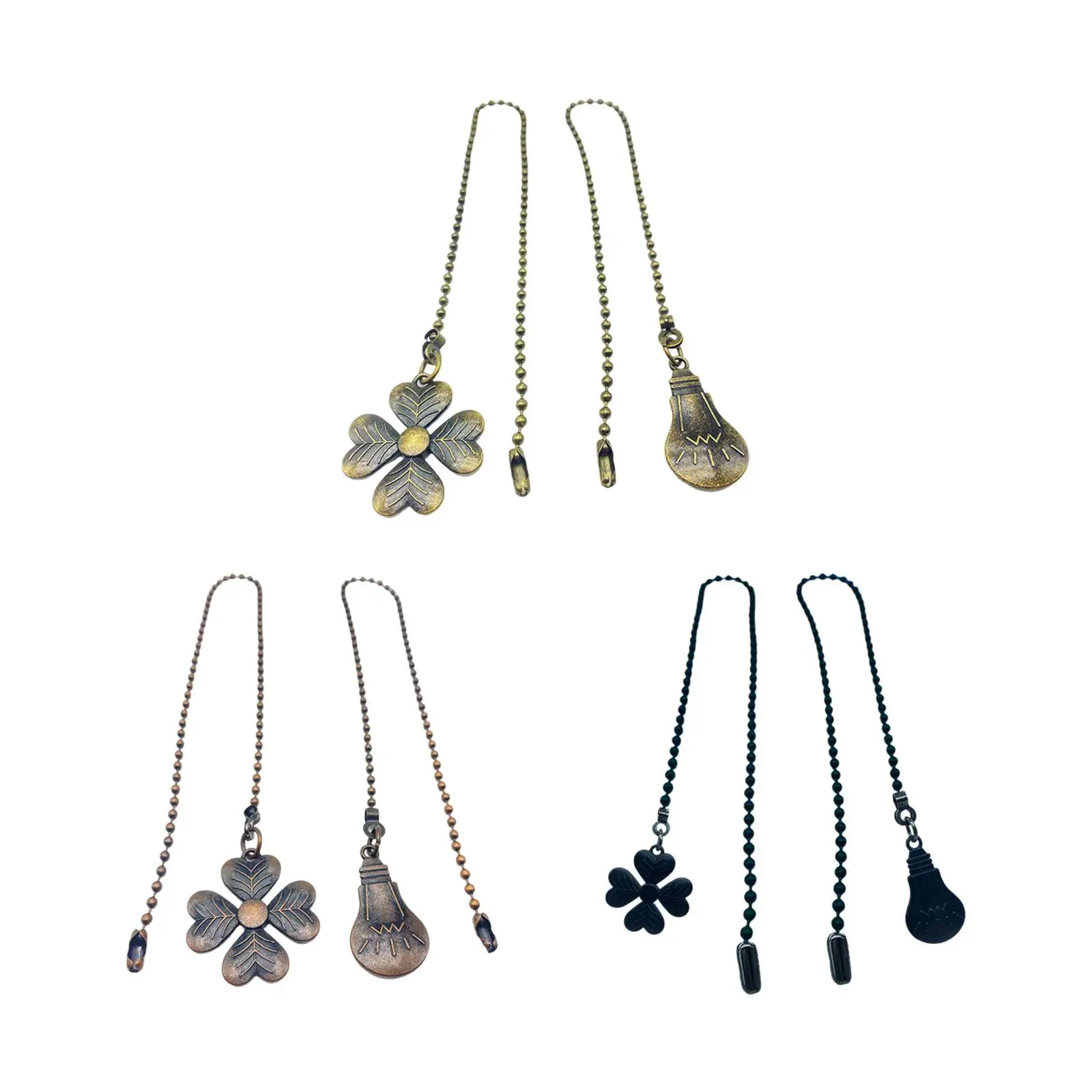 2Pcs-Ceiling-Fan-Extension-Pull-Chain-Ornaments-Decorative-Beaded-Fan ...