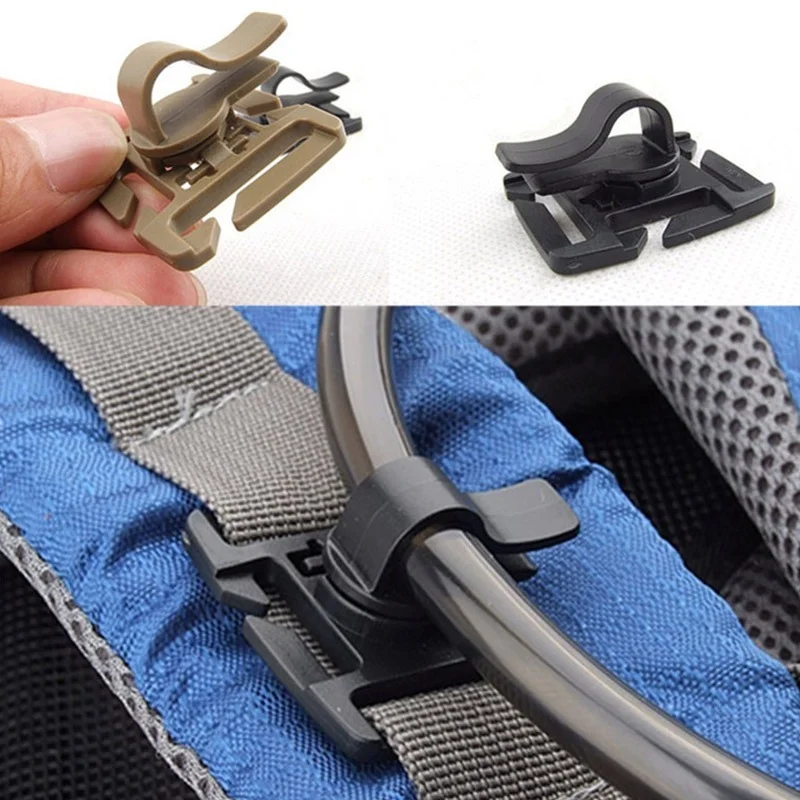 1PC-Drink-Tube-Clip-Fixed-Gear-Water-Pipe-Hose-Clamp-Molle-Backpack ...