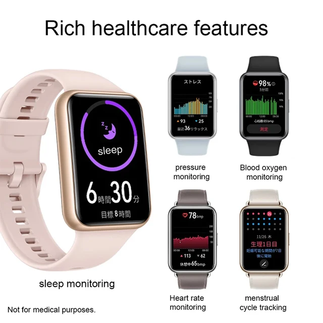 HUAWEI WATCH FIT 2 Smart Watch 1.74 inch AMOLED Harmony OS Bluetooth ...