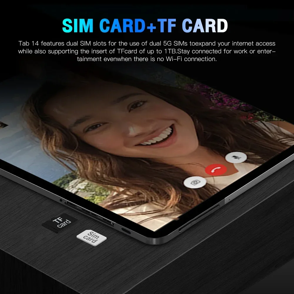 2024 New Original tablet pad Tab14 8.0inch pc tablets android 16G+1TB ...