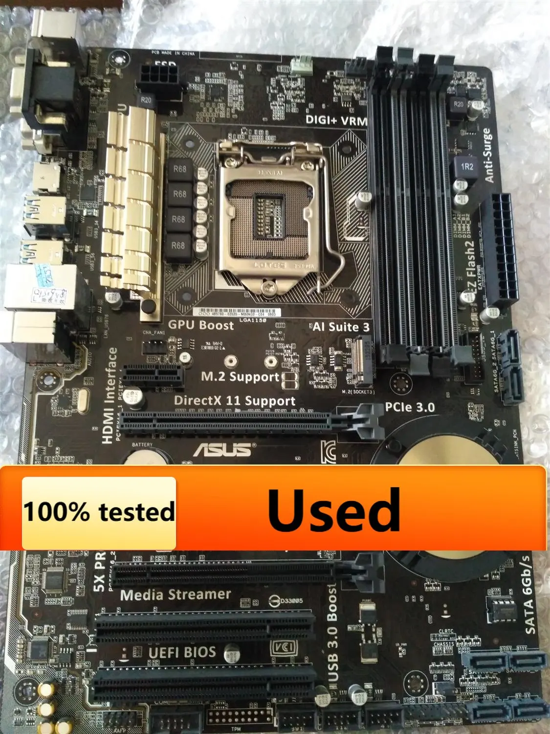 Asus Z97-K R2.0 Desktop Motherboard Z97 Socket LGA 1150 i7 i5 i3 DDR3 ...